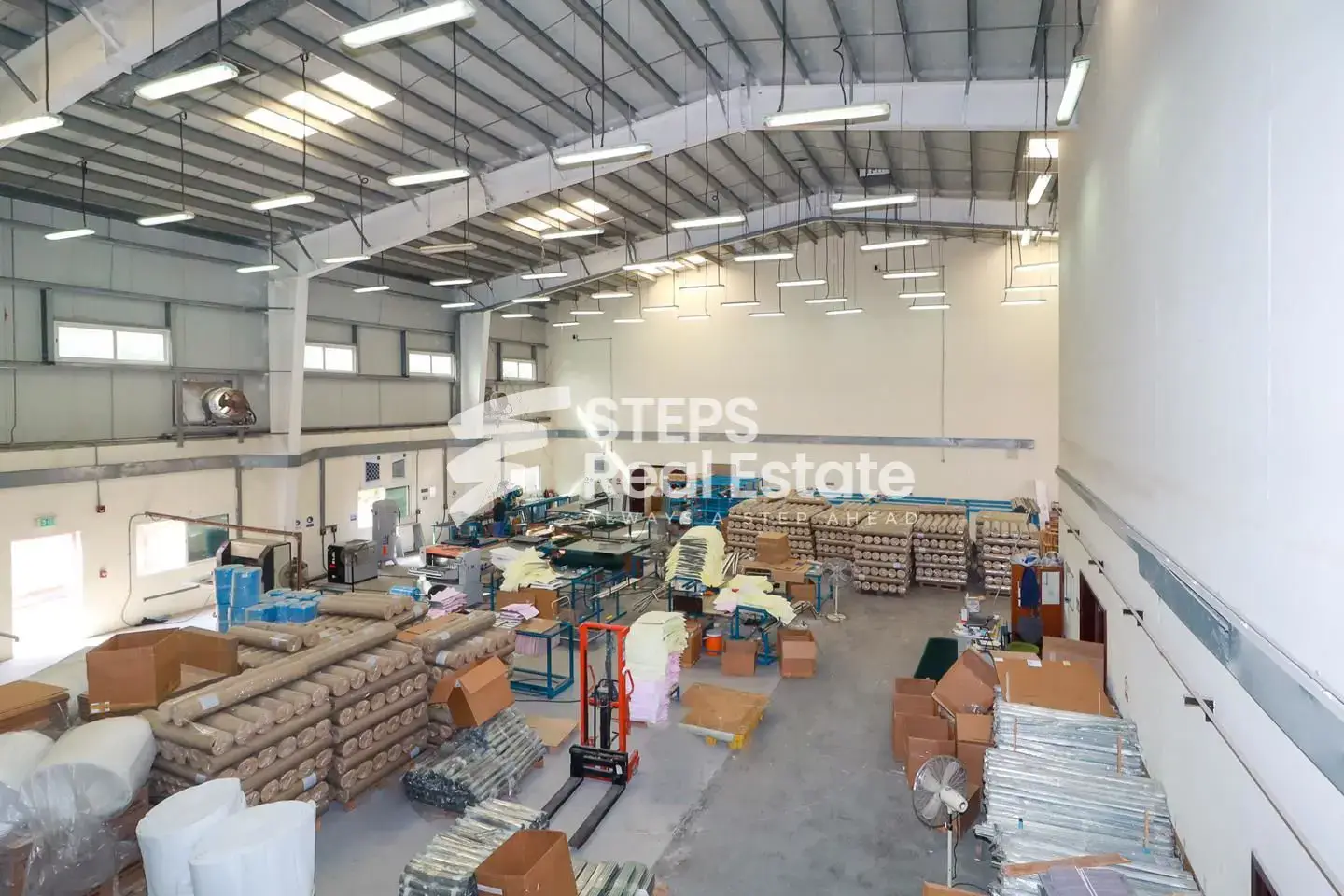 2500-SQM Steel Warehouse with Mezzanine